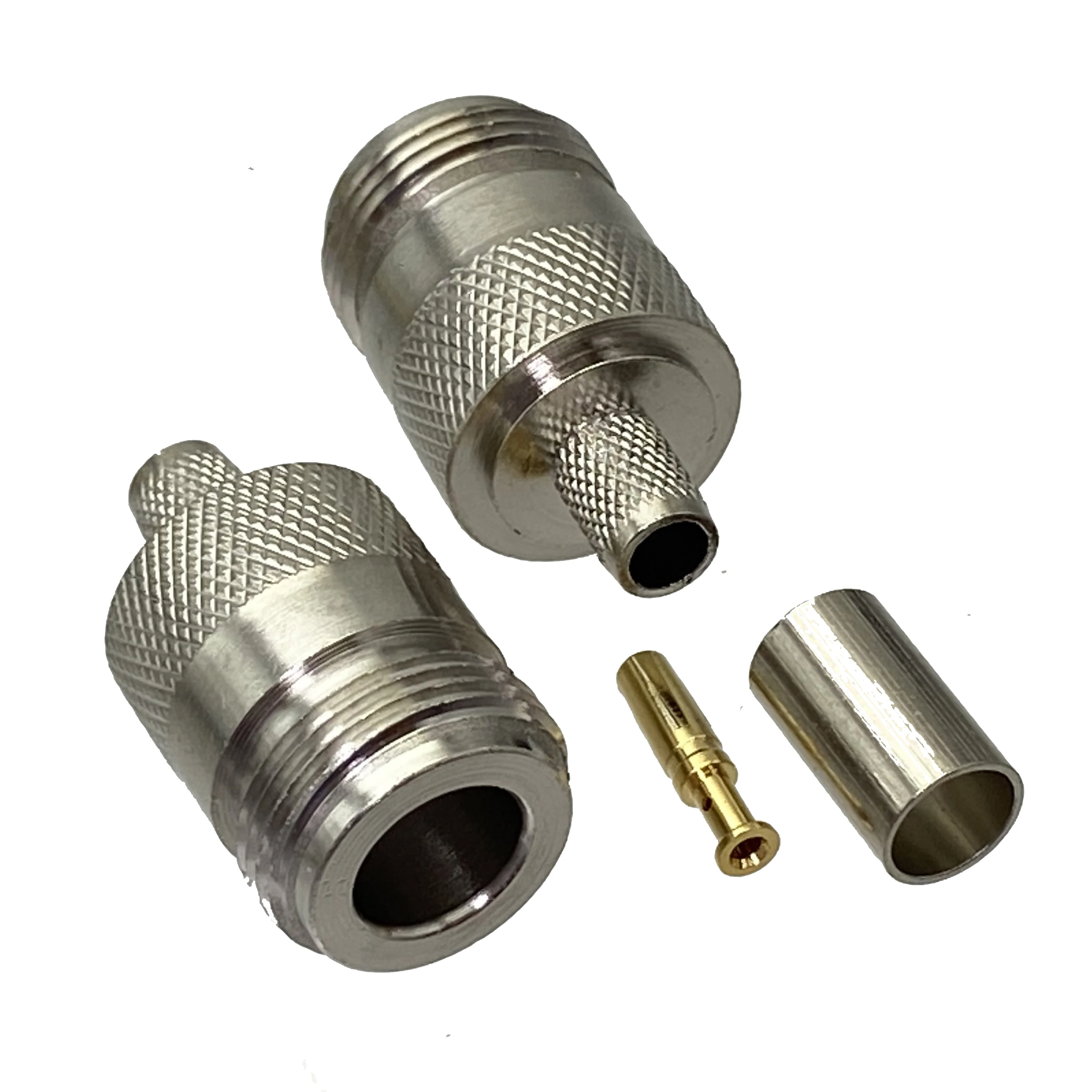 10Pcs Connector N female jack crimp RG8X RG 8X LMR240 4C 2V cable RF ...