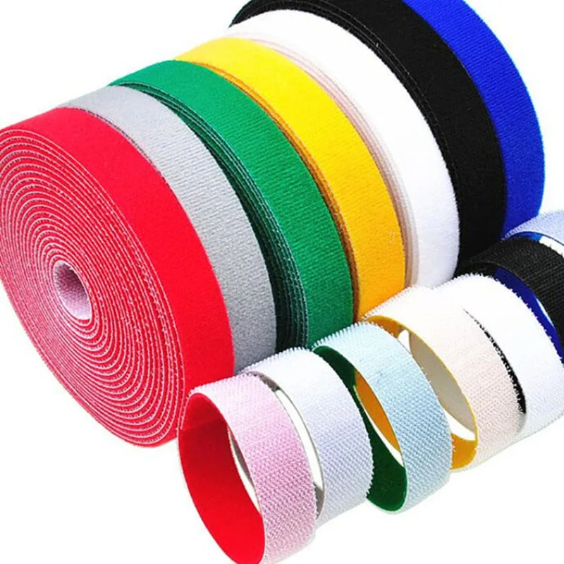 5Meter-Roll-15-20mm-Color-Velcros-Self-Adhesive-Fastener-Tape-Reusable ...