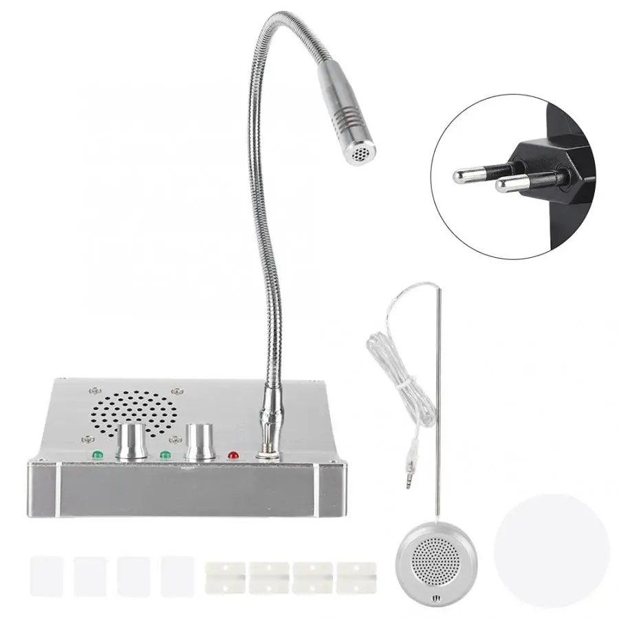 Dual-way Bank Store Station Window Counter Intercom Interphone System ...