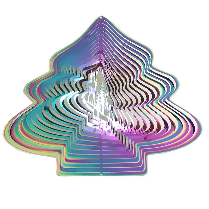 Mirror-Spinner-de-viento-giratorio-3D-de-acero-inoxidable-carill-n-de ...