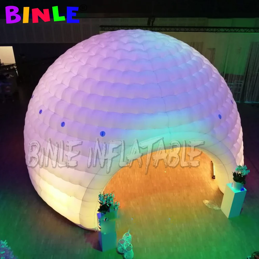 Cúpula inflable gigante con frente abierto para exteriores, estructura ...