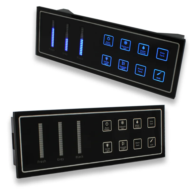 Dream Rv Truck Three Water Tank Touch Switch Panel Manual 8 Way Touch ...
