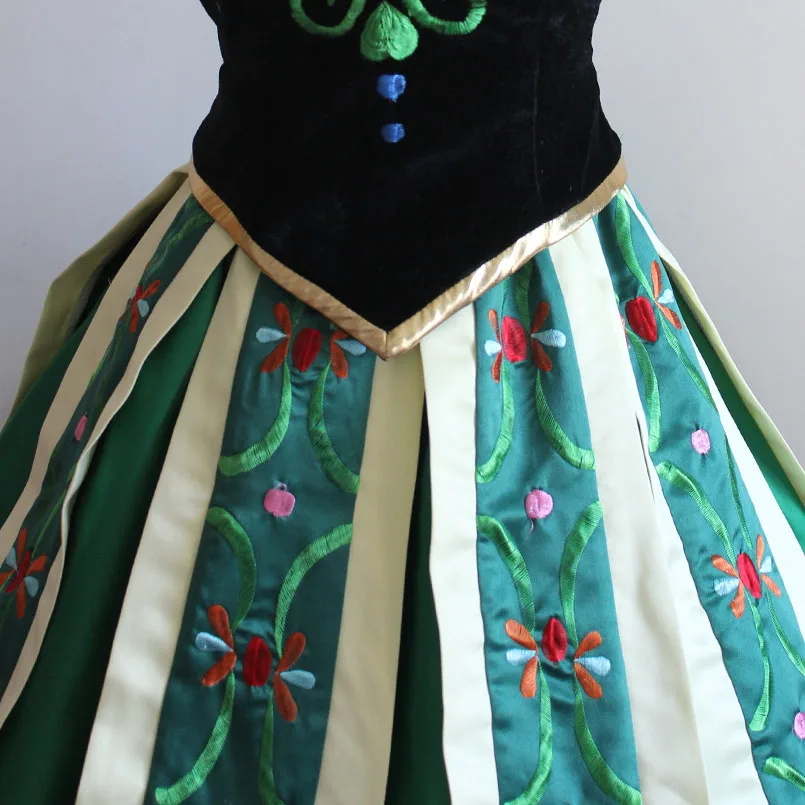 Frozen Anna Green Dress Pattern