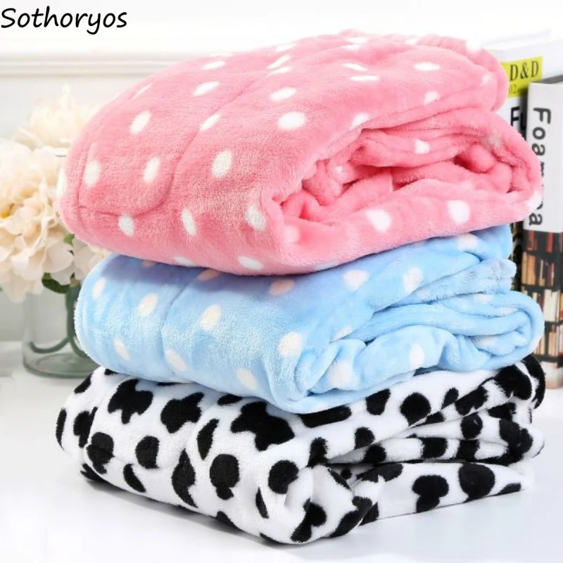 Sleep Bottoms Women Dot Flannel Winter Soft Warm Comfortable Womens ...