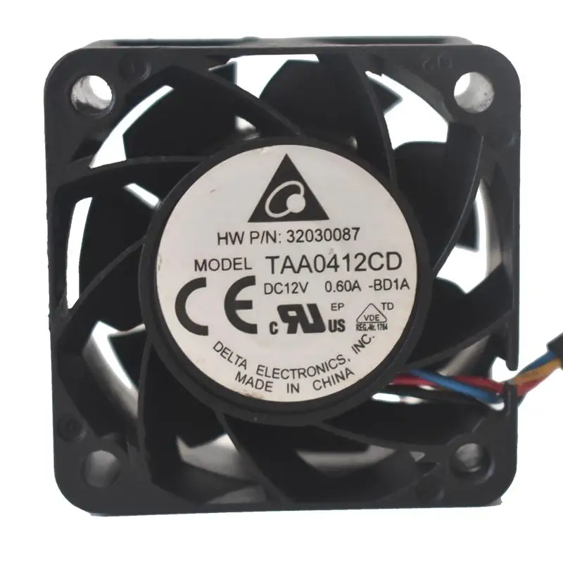 original TAA0412CD 4020 12V 0.60A 4CM double ball high air volume ...