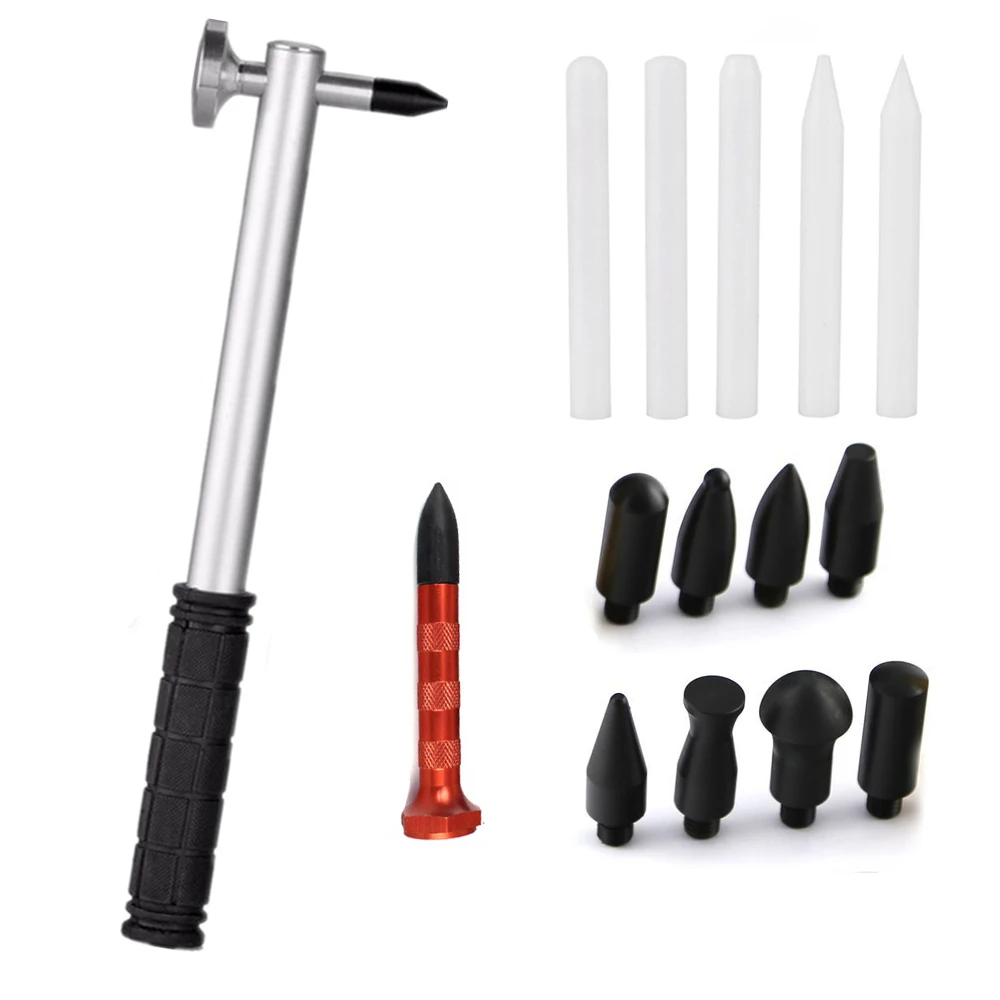Paintless Paintless Dent Repair Hammer Kit - 9 Head Tap Down Tool For ...