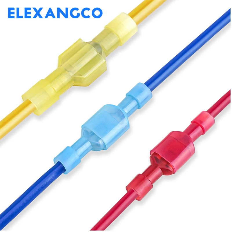 100pcs-Wire-Connectors-Fully-Insulated-Male-Female-Spade-Nylon-Quick ...