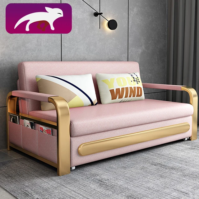 Multi-function sofa bed with storage box in HRZ new creative alloy ...
