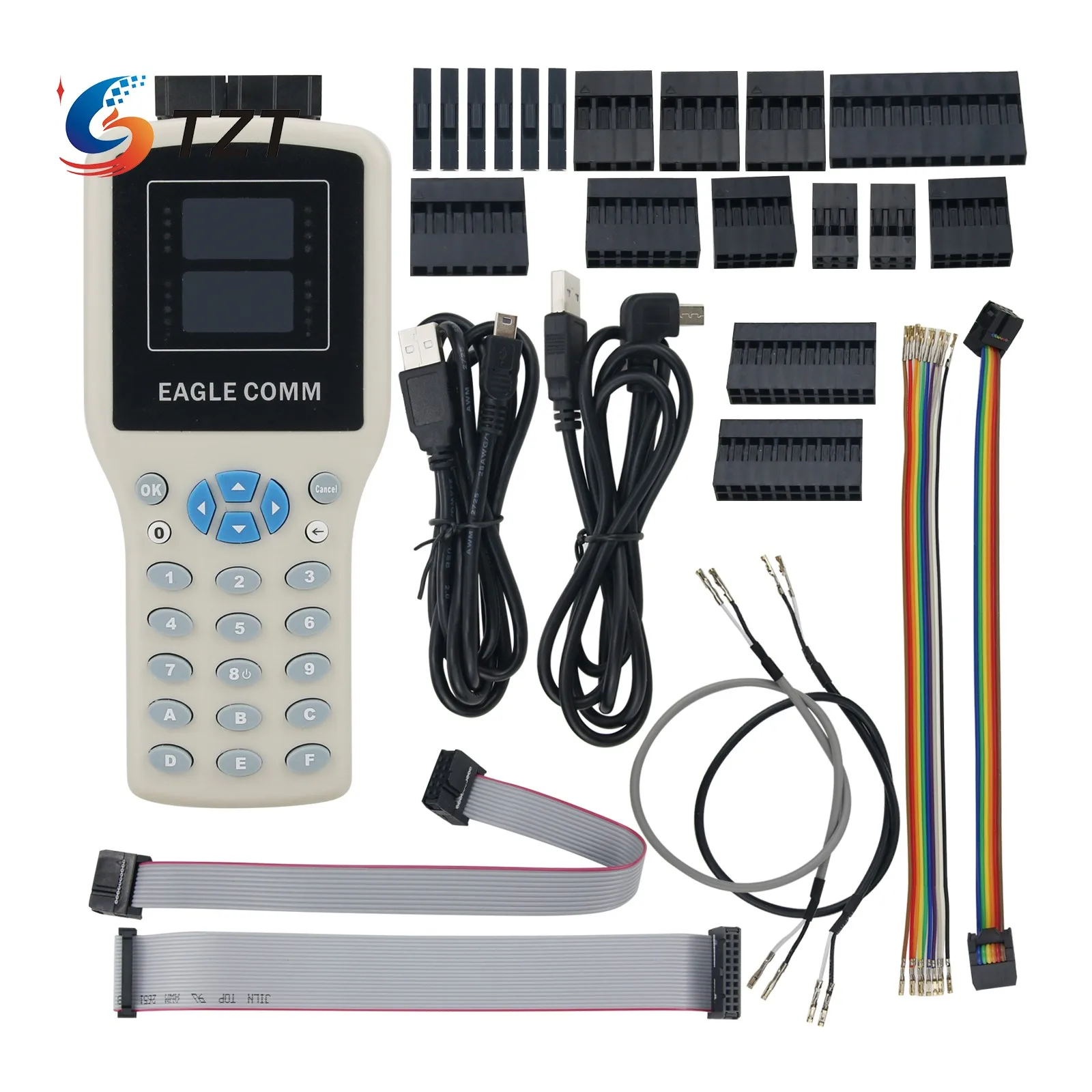 TZT EP968 Universal Programmer MCU Programmer Online Programming Dual ...
