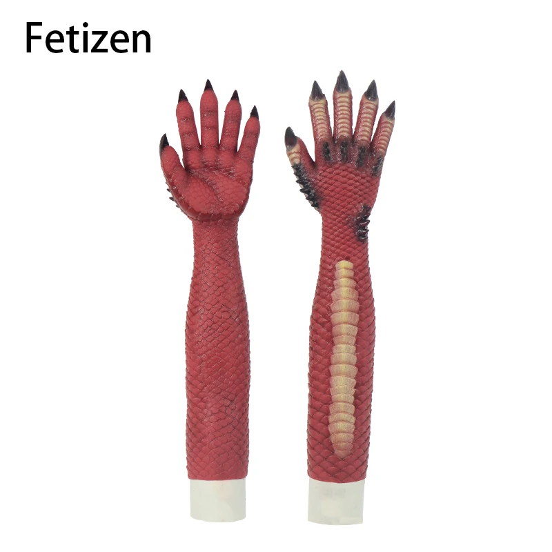 Fetizen Silicone Gloves for Cosplay Costumes Halloween Monster Arms ...