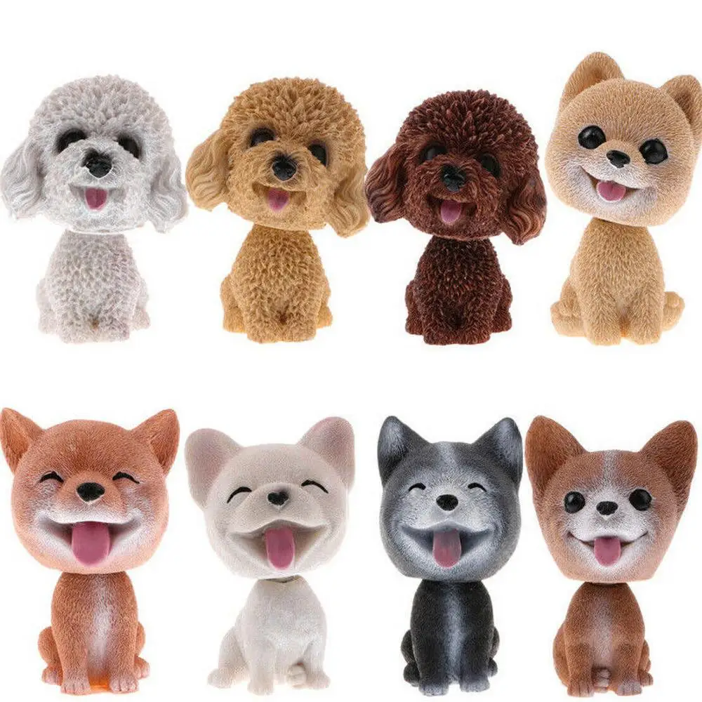 EIDRAN Nodding Dog Cute Funny Swing Head Dog Corgi Husky Nodding Moving ...