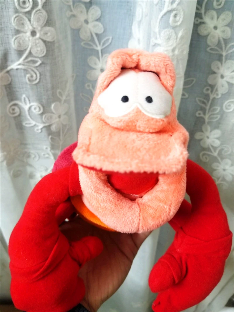 Disney Store 8 Sebastian Plush The Little Mermaid Crab Ariel Stuffed ...