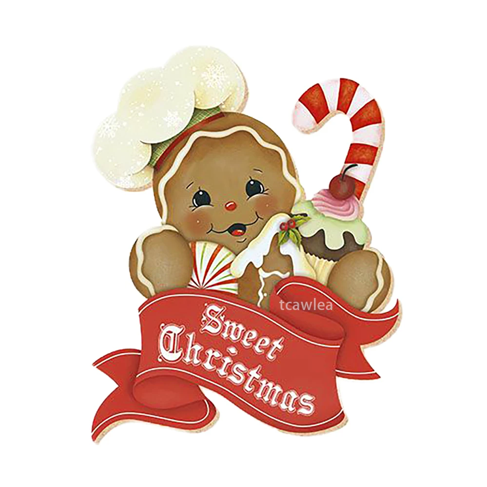 New Cake Gingerbread Man Metal Cutting Dies Christmas Doll Stencil For ...