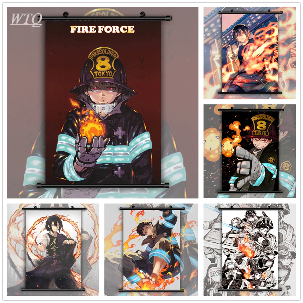 Enen no Shouboutai Wall Art Anime Premium Art Print Fire Force Poster ...