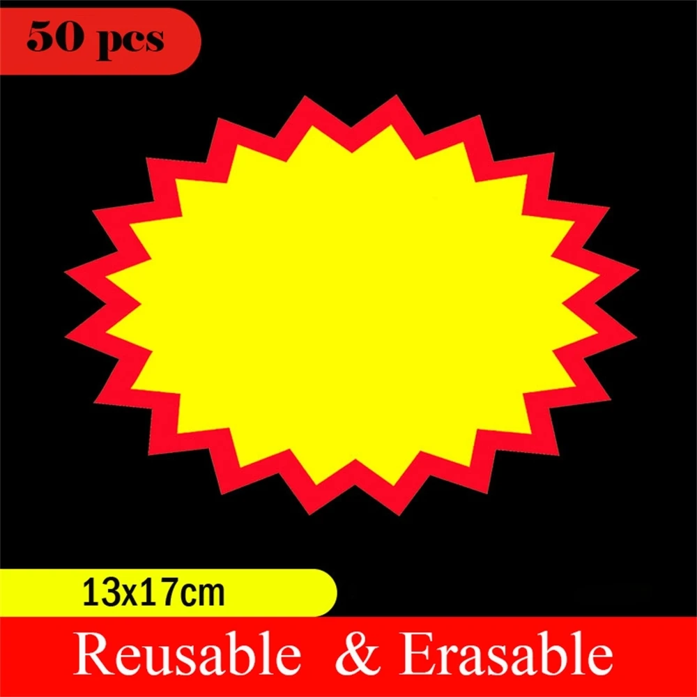 Large-Erasable-Explosive-Cardboard-Blank-Handwritten-Price-Tag-Pop ...