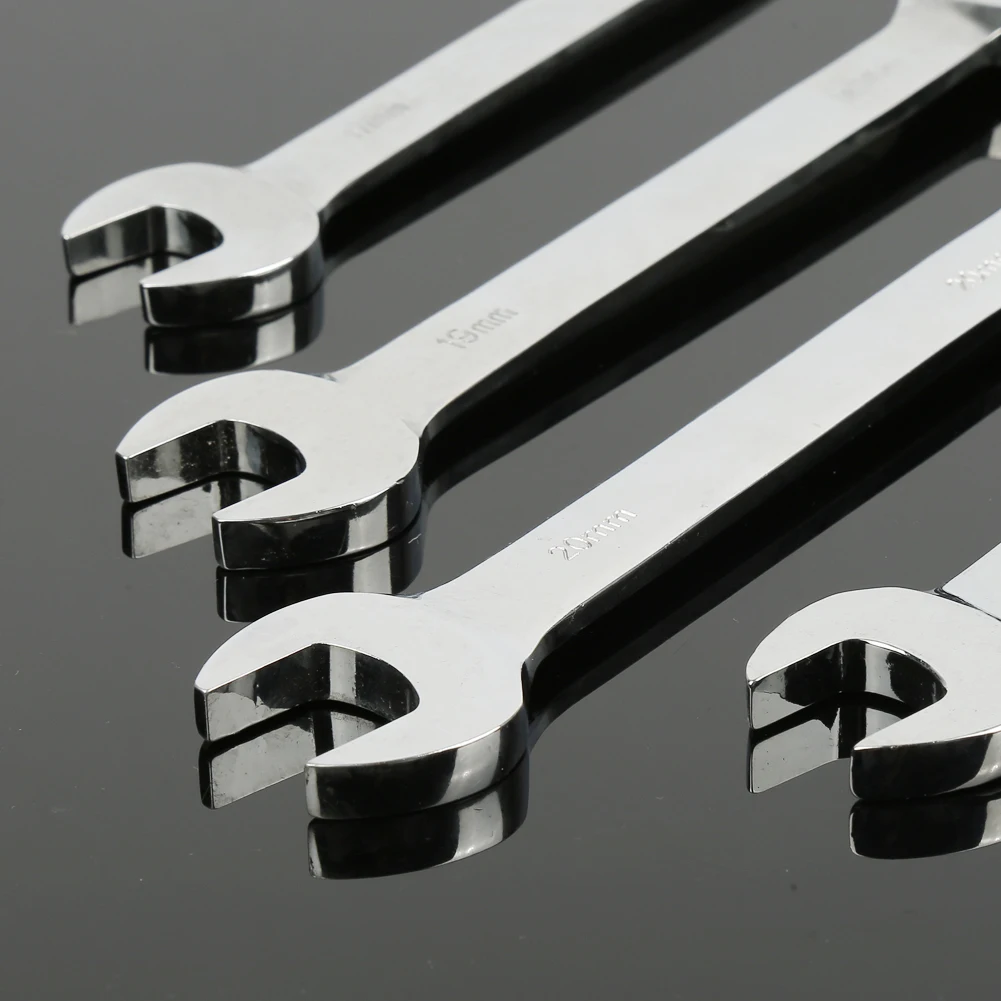 Outillage à main,Jeu de clés à cliquet à tête flexible, métrique de 6 à ...