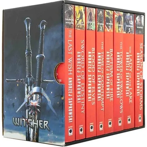 The Witcher Series -special Edition (8 Book) - Andrzej Sapkowski Teeth ...