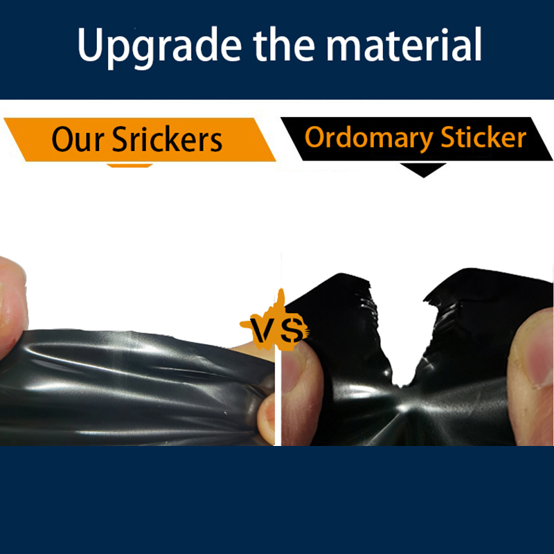 5Pcs Car Stickers side Stripes Body Decals