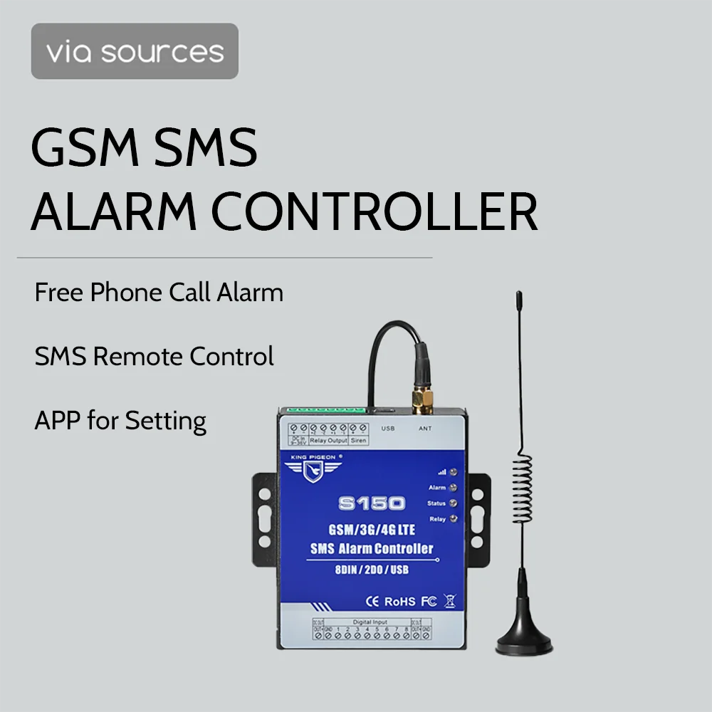 Sistema de alarma de seguridad GSM, Control remoto, SMS, telemetría ...