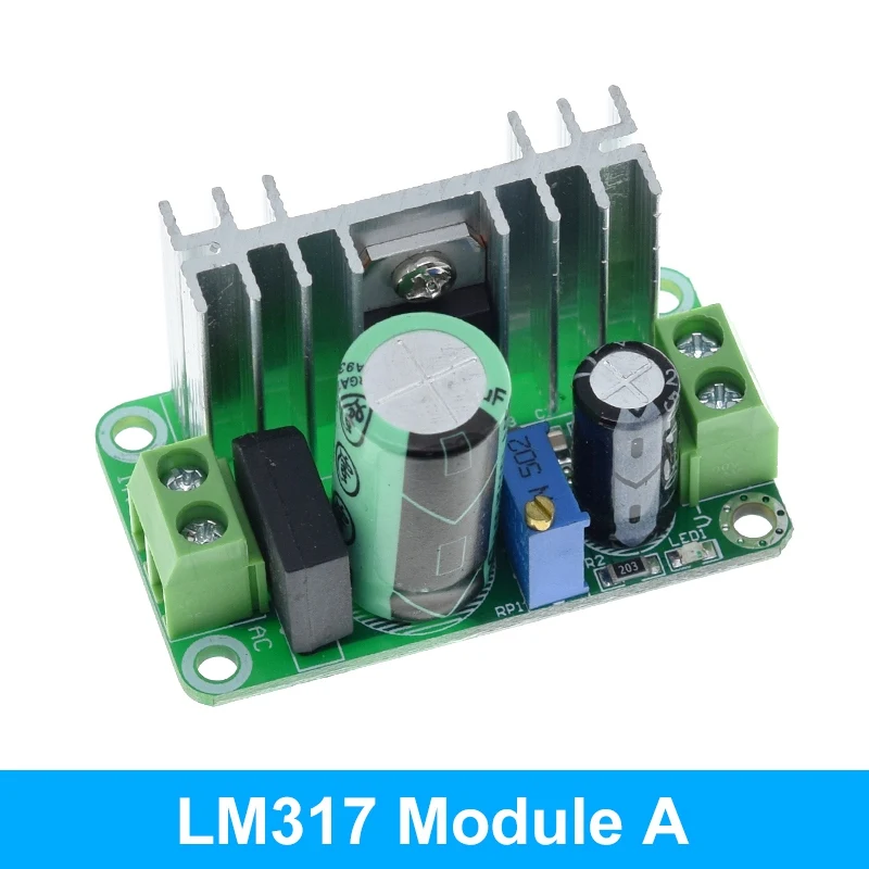 LM317T DC-DC Adjustable Converter Buck Step Down Circuit Board Module Linear Regulator Power ...