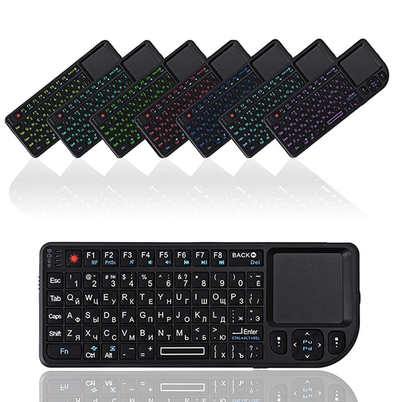 A8 3 In 1 Mini Handheld 2.4g Rf Wireless Keyboard With Touchpad Mouse ...