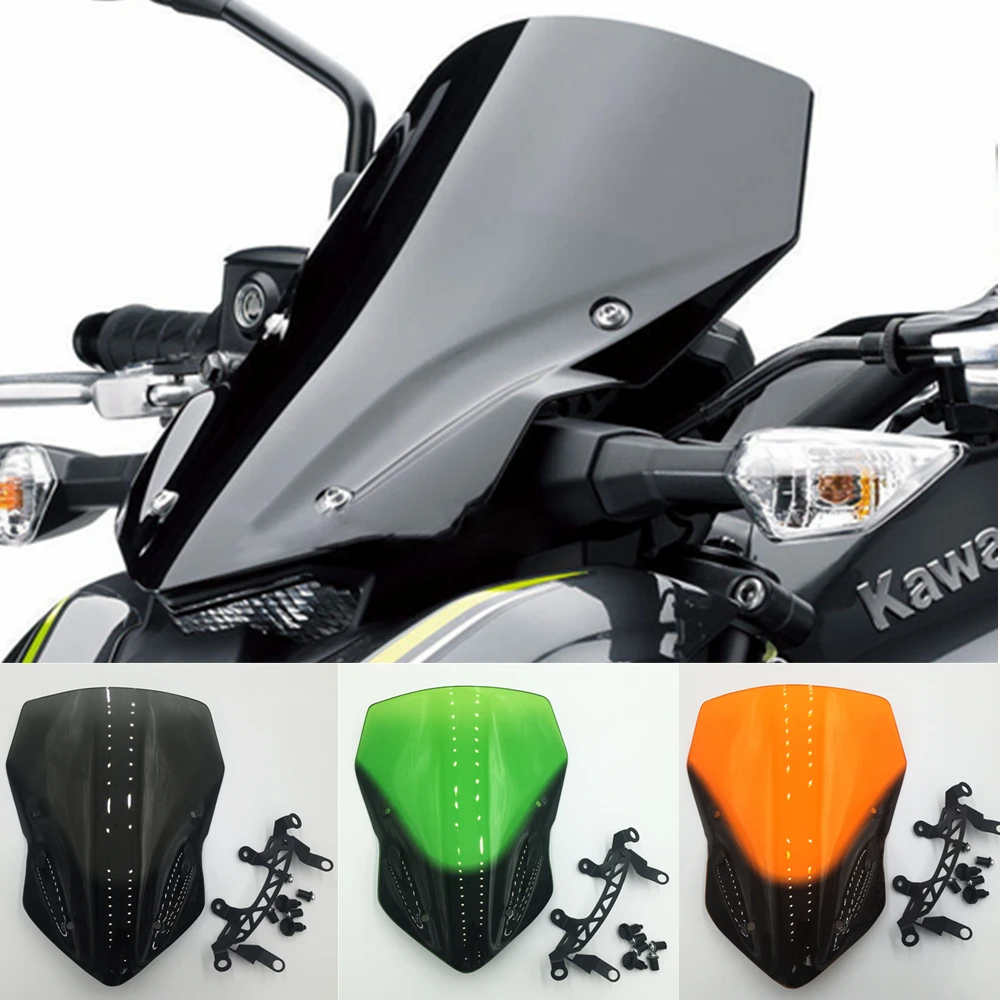 For-Kawasaki-Z900-2017-2018-2019-Motorcycle-High-Quality-Windshield-Air ...