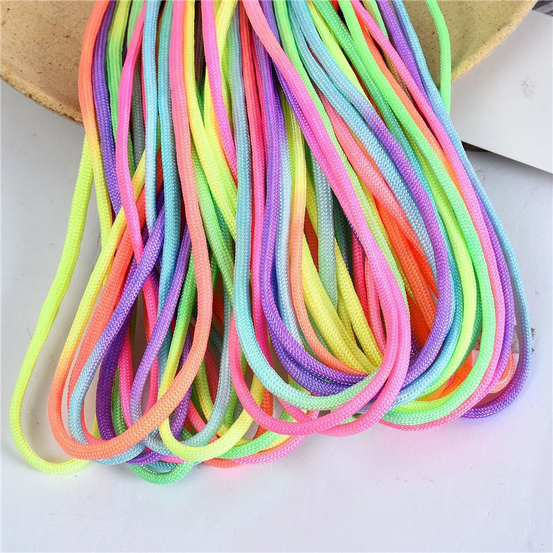 5mm-Rainbow-Colors-Cord-Rope-7-Strand-Parachute-Lanyard-Rope-Climbing ...