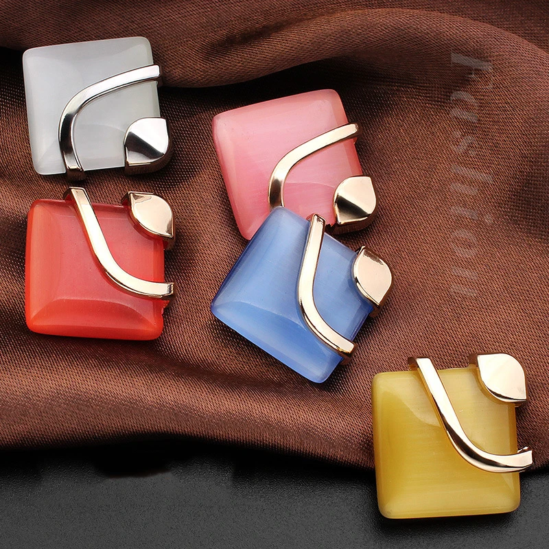 5PCS-Personalidade-Criativa-Opal-Bot-es-De-Metal-High-end-Casaco ...