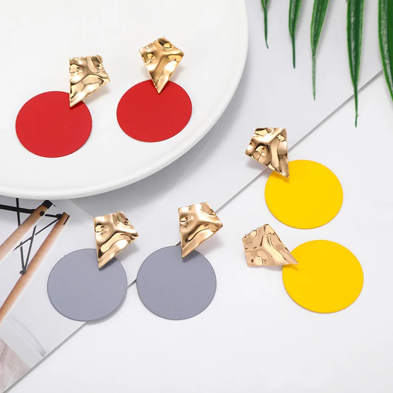 Fashion Women Drop Earrings Unique Personality Vintage Puck ZA Style ...