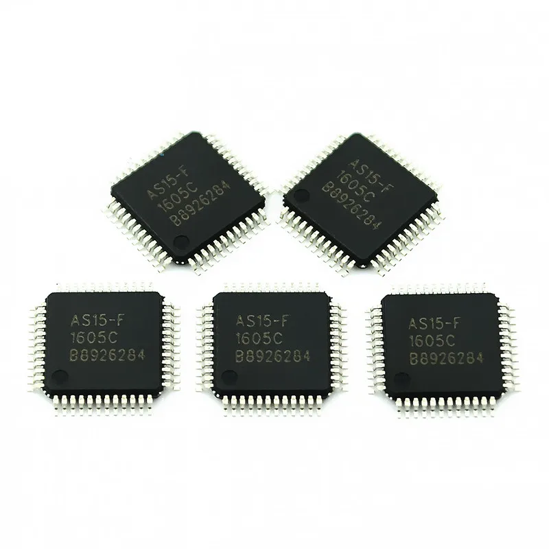 Lote de 10 unidades de AS15 F, AS15, AS15G, AS15F, QFP48, chip LCD ...