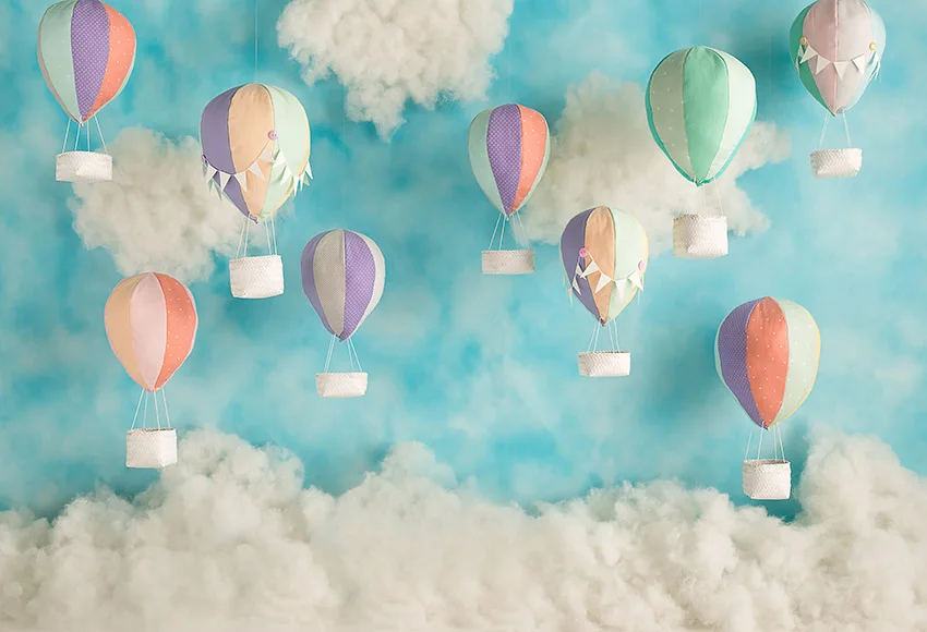 Balloons In The Sky Photography Wallpaper