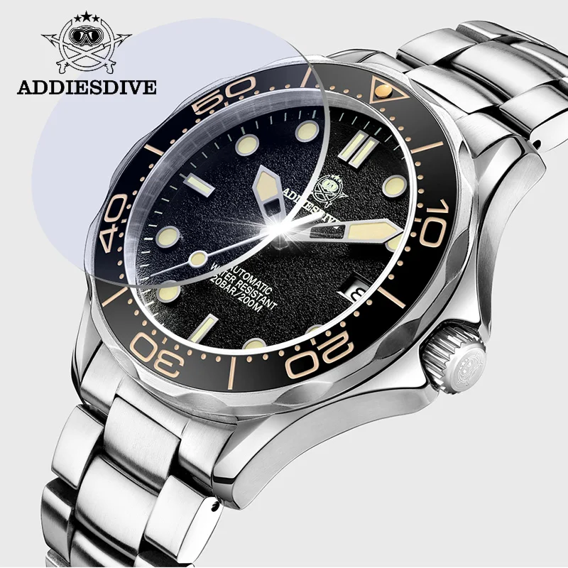 ADDIESDIVE reloj mecánico AD2106 Seamaster para hombre, cronógrafo ...