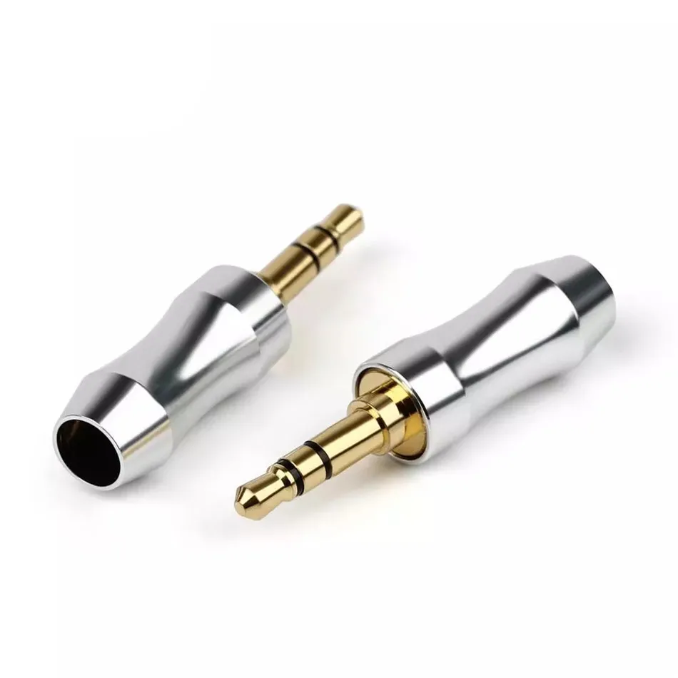 Jack-3-5mm-Audio-Headset-3-Poles-Gold-Plated-3-5-Plug-Connectors-Solder ...