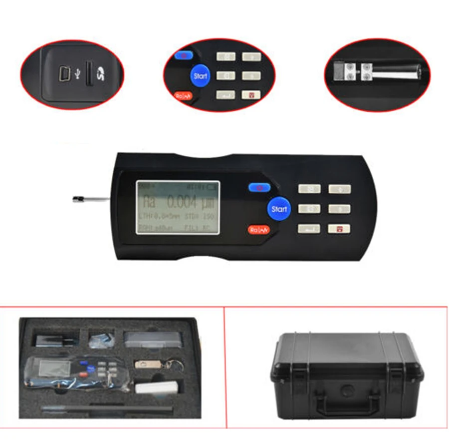 Surface Roughness Tester Meter 160um Measurement Range Surface ...