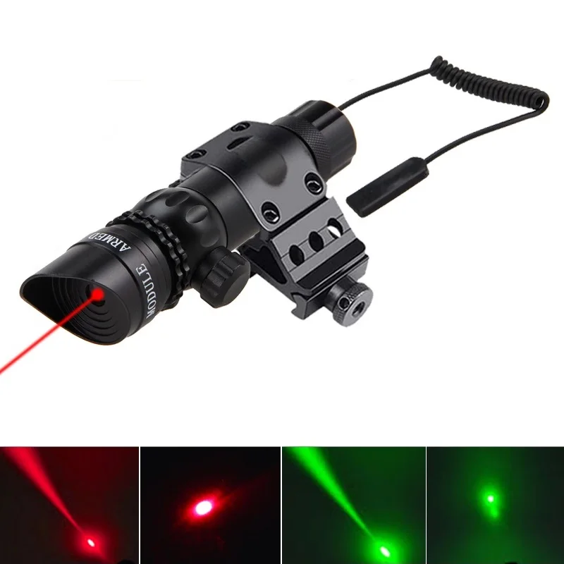 Powerful-532nm-Red-Green-Laser-Pointer-Sight-Hunting-Emitter-45-Degree ...