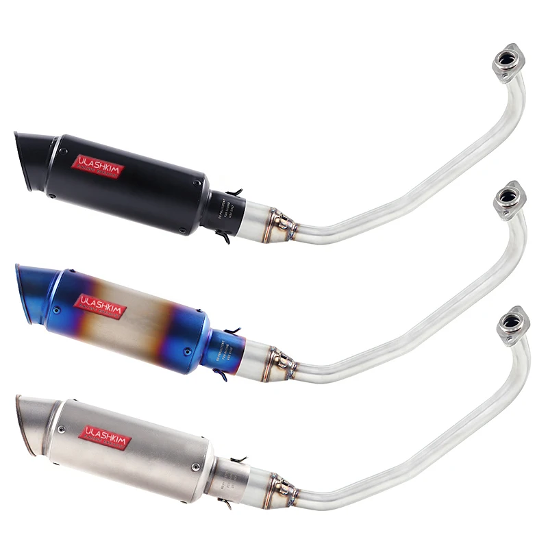 PCX-125-150-Motorcycle-Scooter-Exhaust-Muffler-Full-System-Middle-Pipe ...