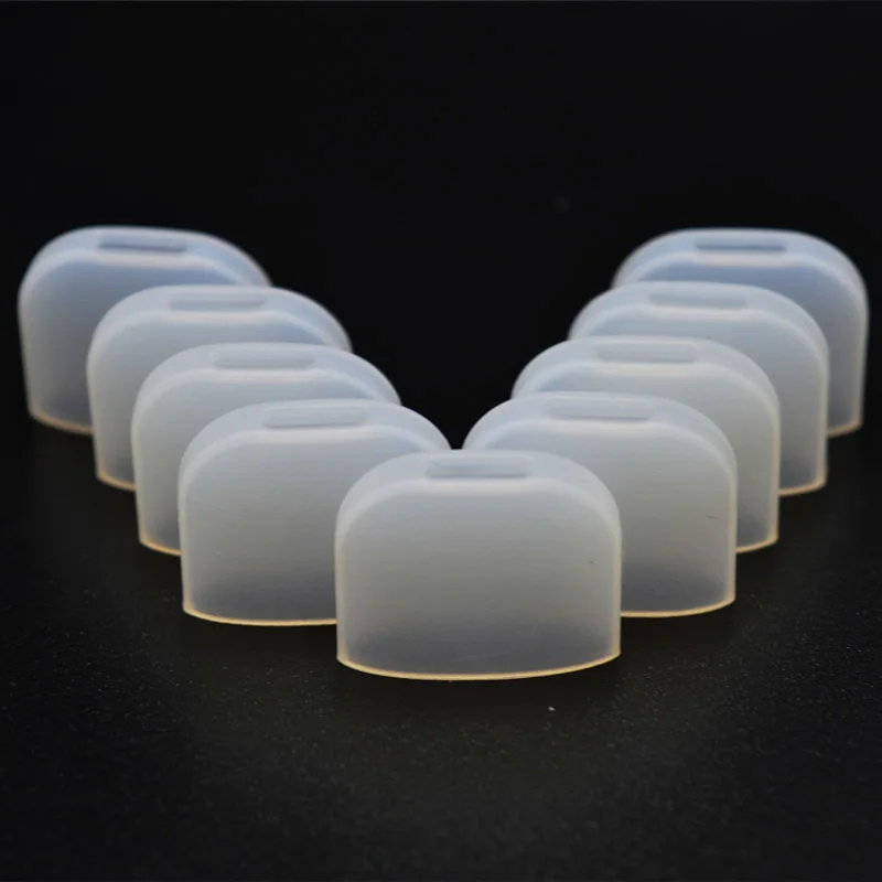 1000pcs/lot Tugboat Tigs Pods Silicone Flat Test Cap Disposable Drip ...