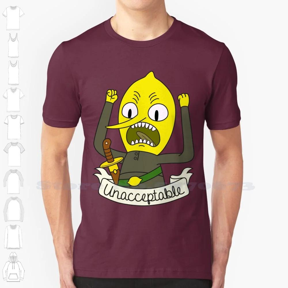 Lemongrab-Black-White-Tshirt-For-Men-Women-Adventuretime-Lemongrab ...