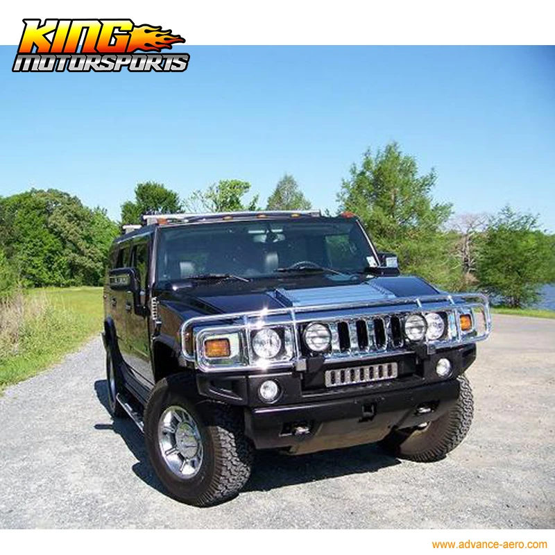 Hummer H2 Dakar Front Winch Bumper Texture Black WARN, 51% OFF