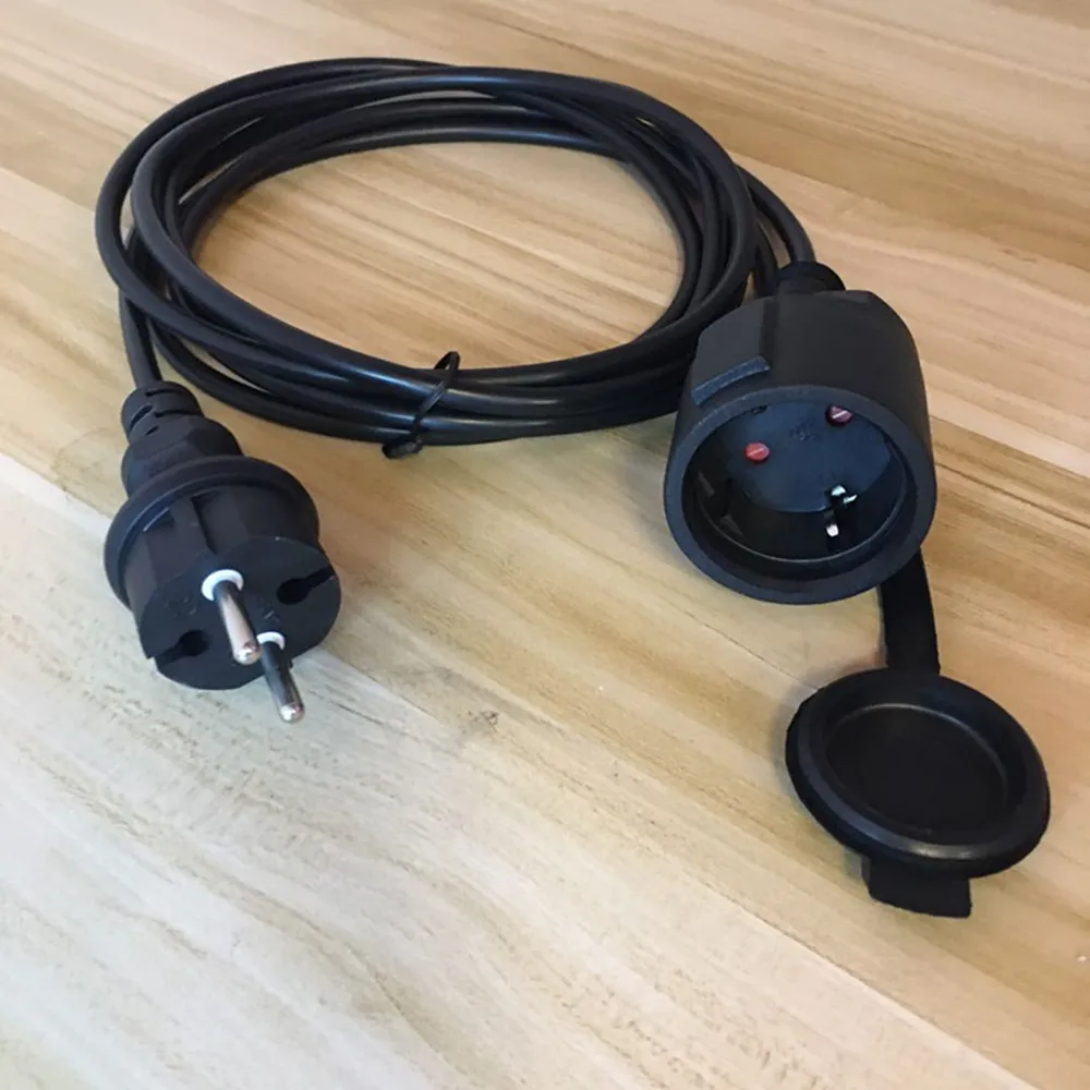 3M EU European Power Extension Cord,Germany Male to Female Power ...