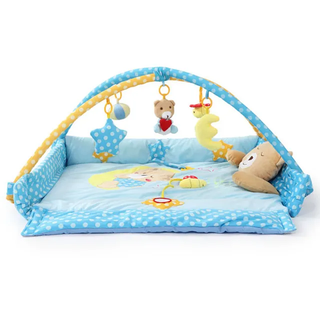 Baby Activity Mat Multifunction mobile crib cartoon bear sensory ...