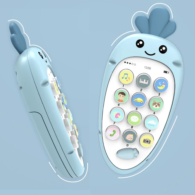 Baby-Musical-Mobile-Phone-Toys-Cartoon-Teether-Telephone-with-Sound ...