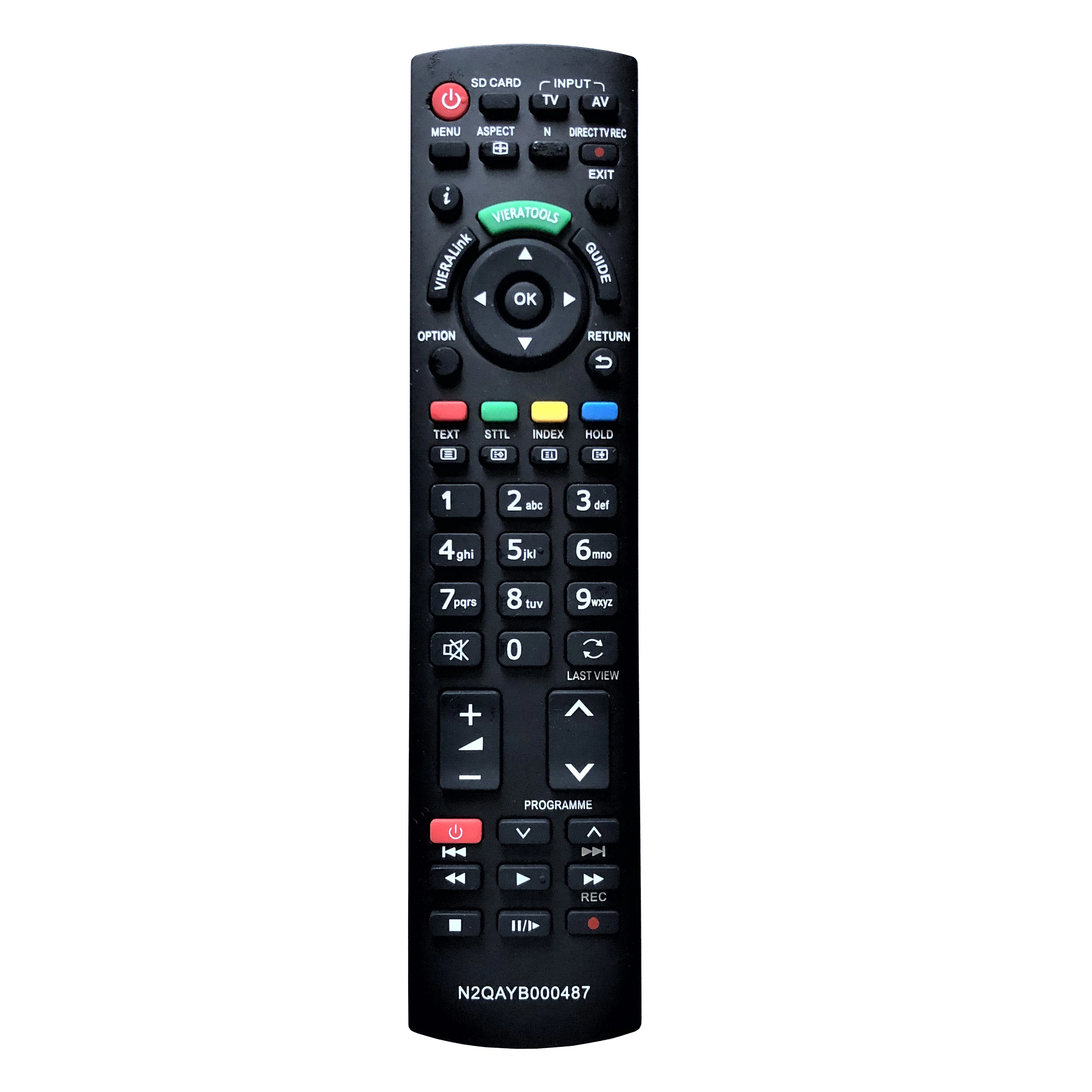 IR Remote Control for Panasonic TV N2QAYB000487 N2QAYB000572 EUR7628010 ...
