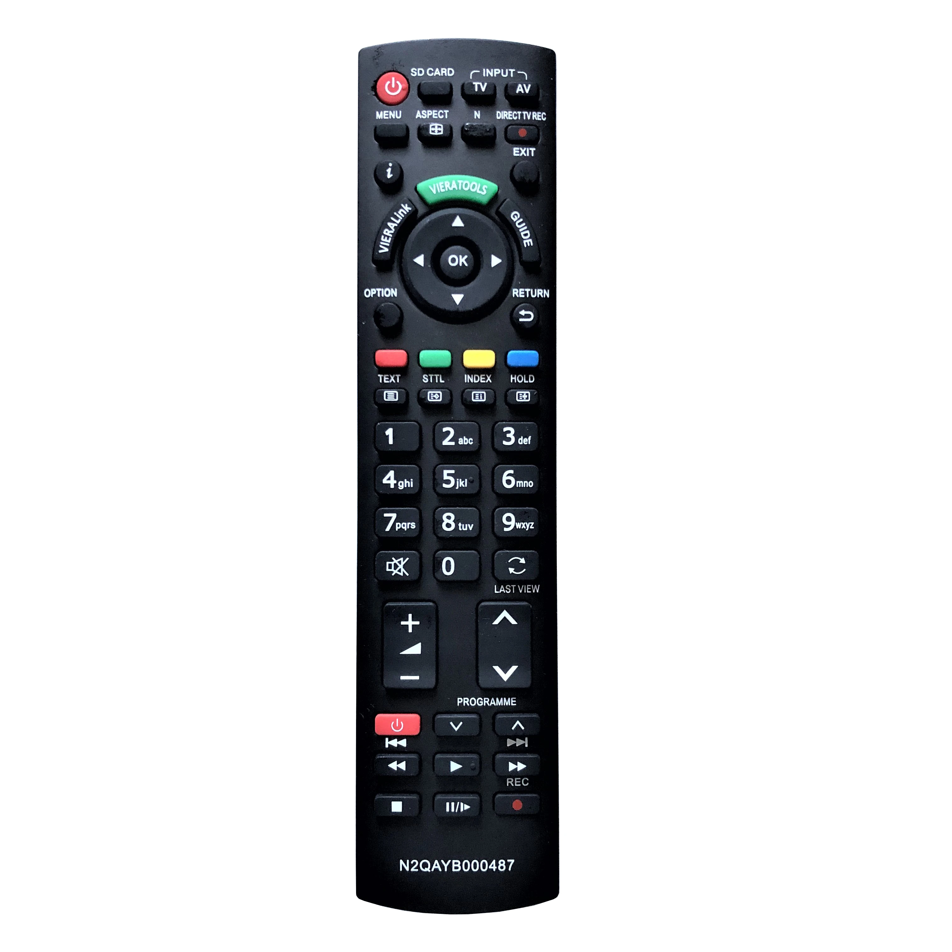 IR Remote Control for Panasonic TV N2QAYB000487 N2QAYB000572 EUR7628010 ...