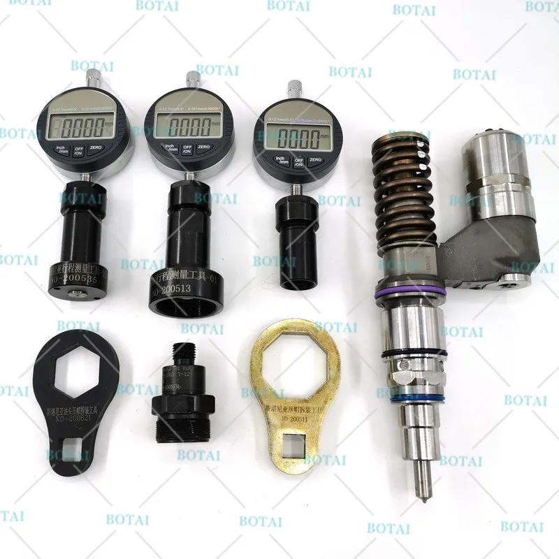 EUI UNIT INJECTOR DISMOUNTING AND CONTROL VALVE AHE STROKE MEASURE ...
