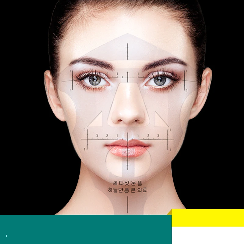 Facial-Mask-Measuring-Device-Facial-Measurement-Mask-Tail-Eyebrow-Color ...