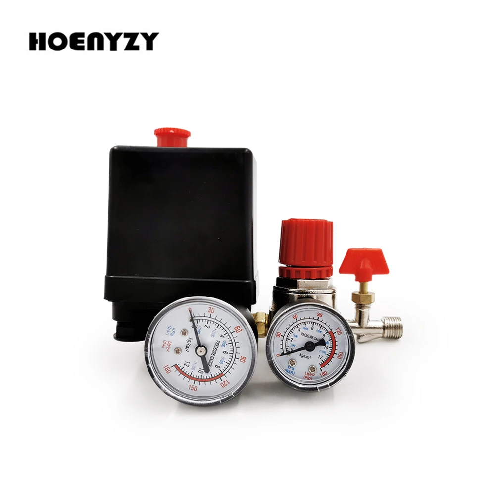 240V AC Regulator Heavy Duty Air Compressor Pump Pressure Control ...