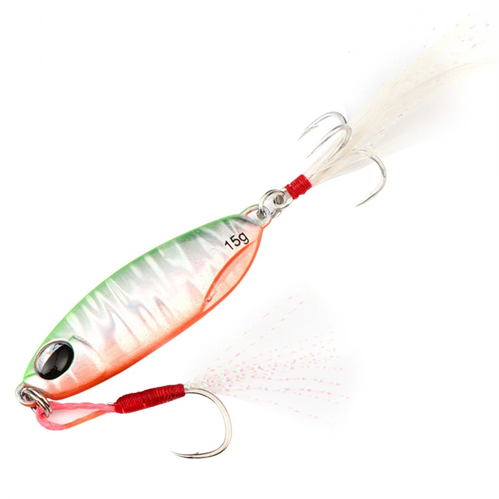 New Jigs Sea Fishing metal jig lure 10G 15G 20G 25G Shore Casting ...