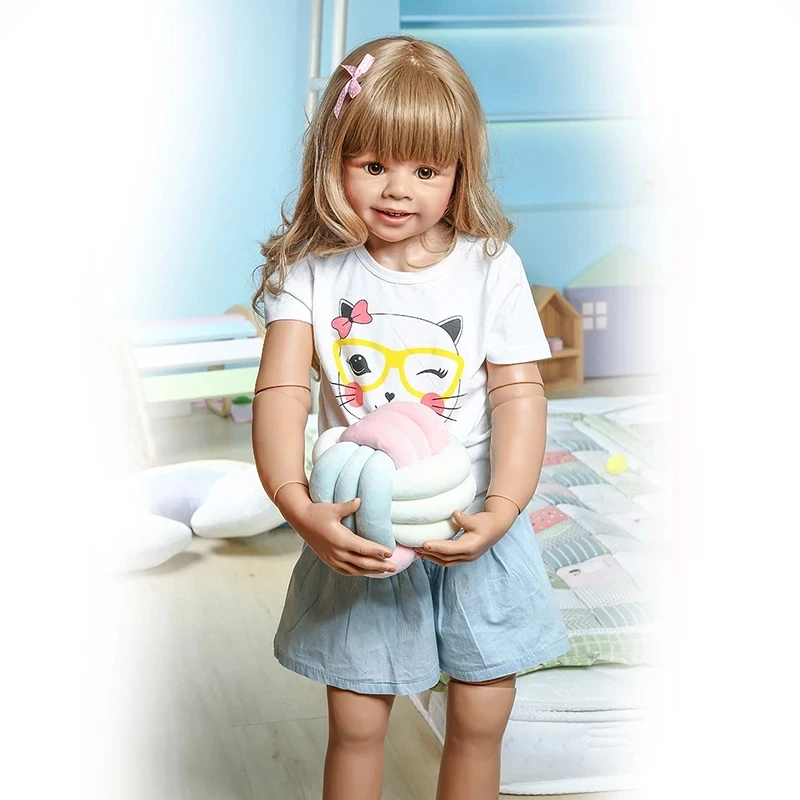 Huge doll 98CM Original Masterpiece Doll toddler baby girl 3-4years old ...