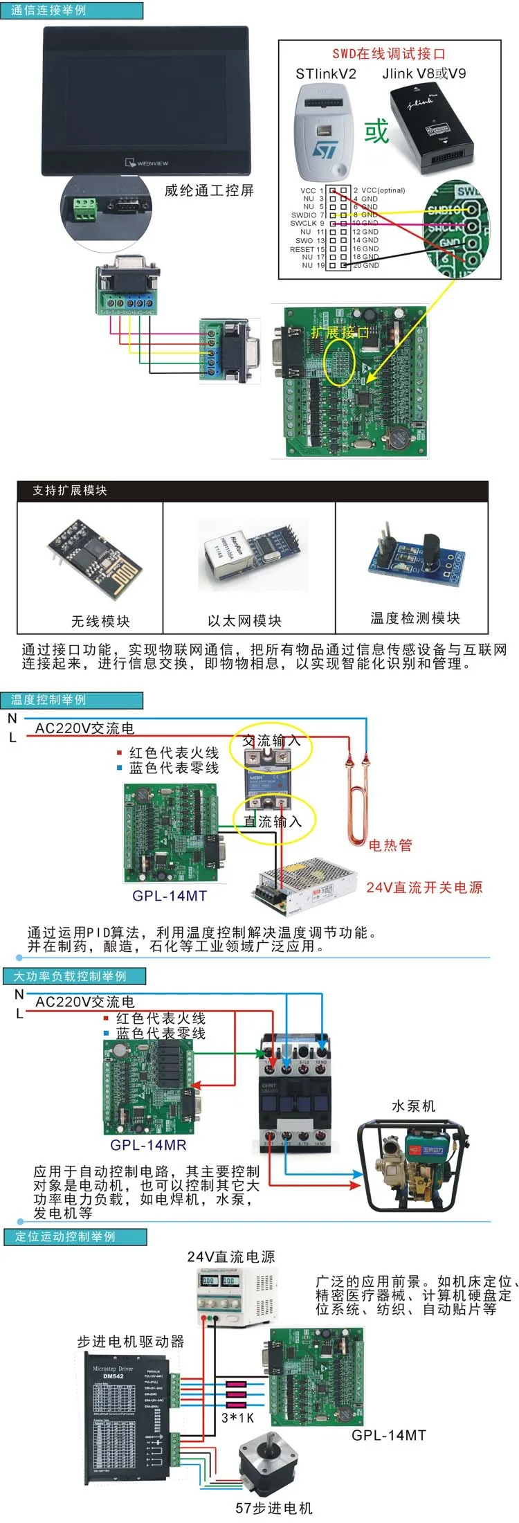 STM32 Optocoupler Isolation 8 Input 6 Output Relay Clock Pulse Power ...
